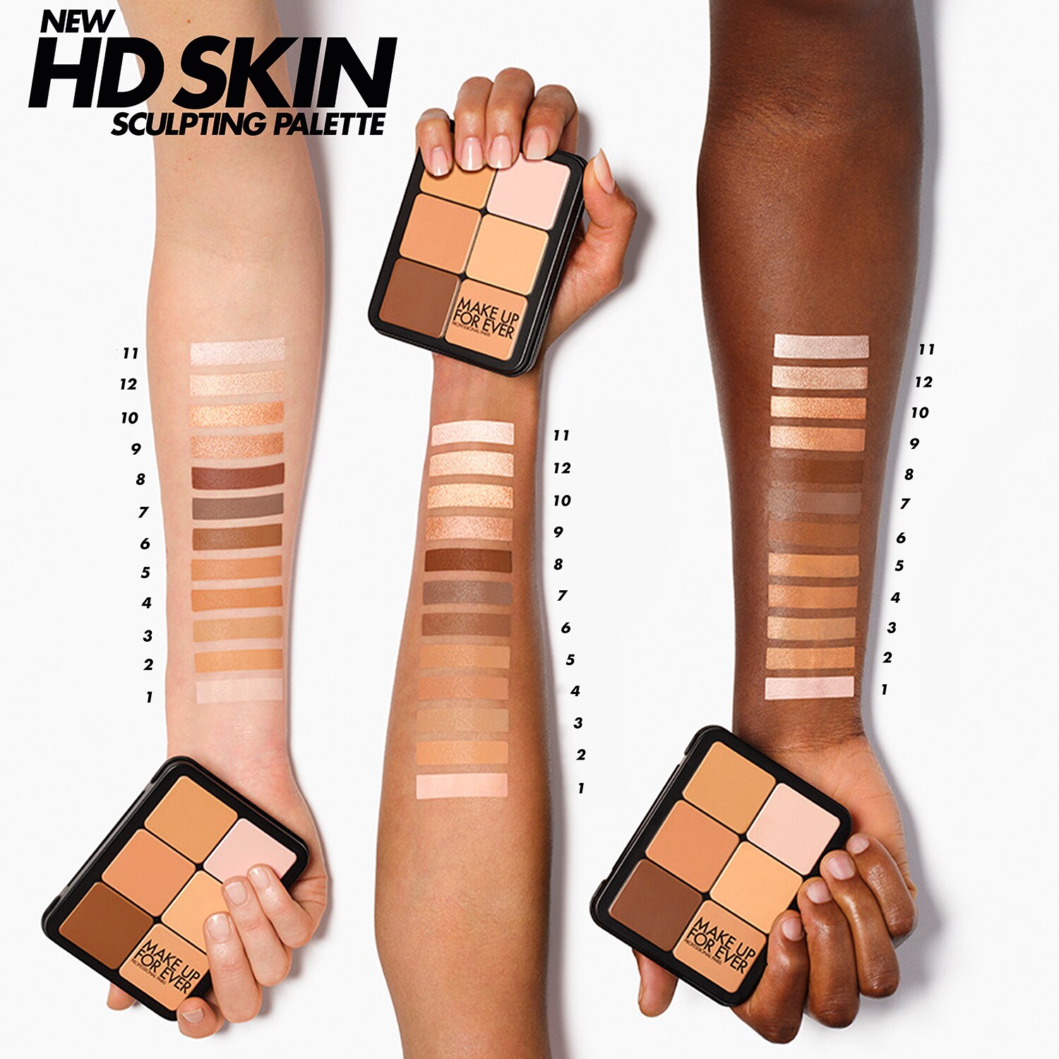 HD Skin Sculpting Palette - Palette Sculptante Crème de MAKE UP FOR EVER ≡ SEPHORA